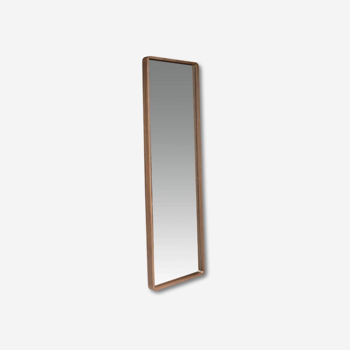 Rectangular Walnut Wall Mirror - Modern and Elegant Style – El Workshop